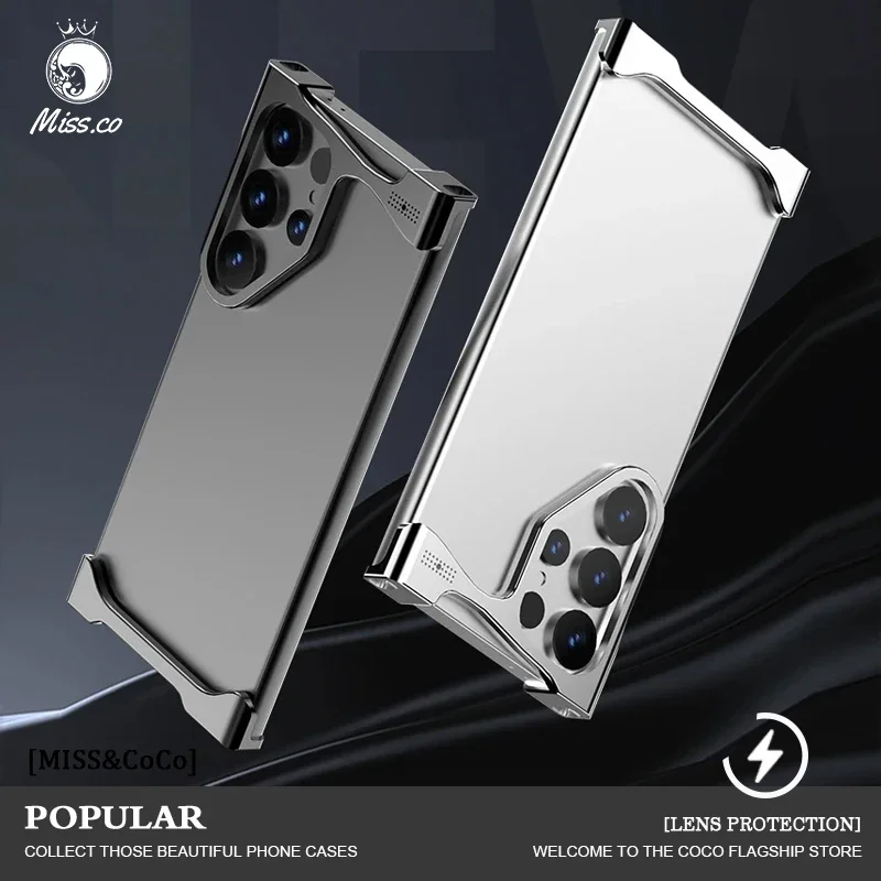 Luxury-Irregular-Aluminum-Alloy-Bumper-Phone-Case-For-Samsung-S23-S24-S25-Ultra-Plus-Aromatic ...