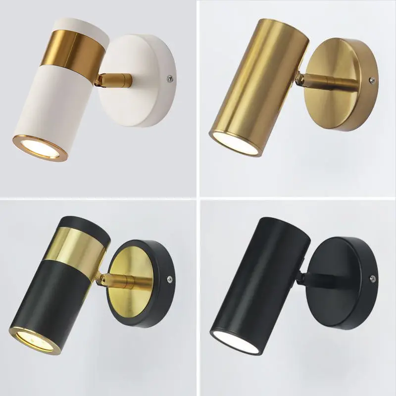 New-LED-Wall-Lamps-Gold-Aluminum-Wall-Light-Adjustable-Bedroom-Bedside ...