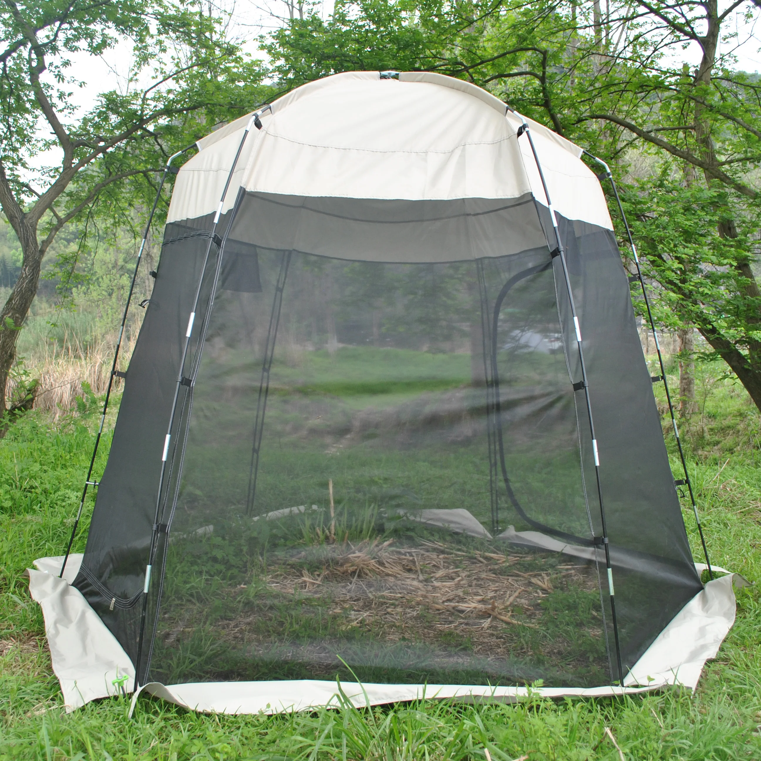6-Person-Screen-House-Room-Gazebo-Screened-Canopy-Tent-with-Mosquito ...