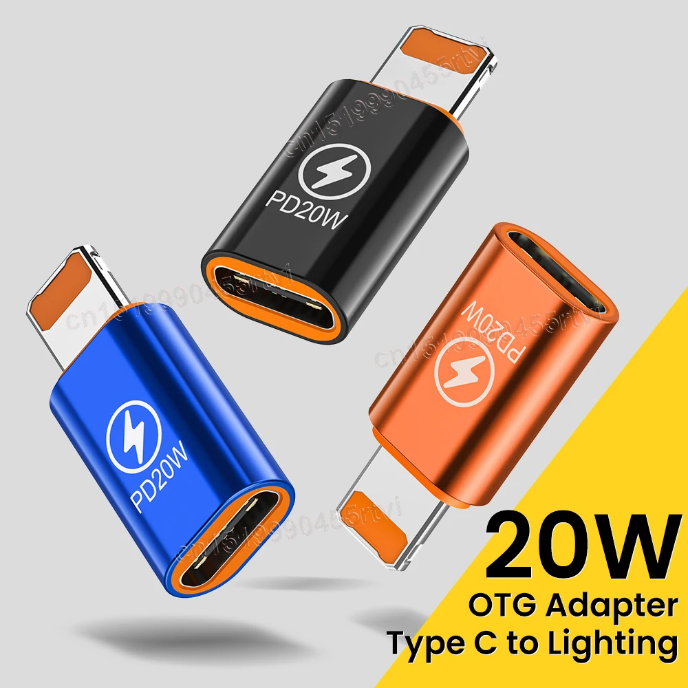 USB-C-to-Lighting-Adapter-PD20W-Fast-Charging-8-Pin-Male-To-Type-C ...