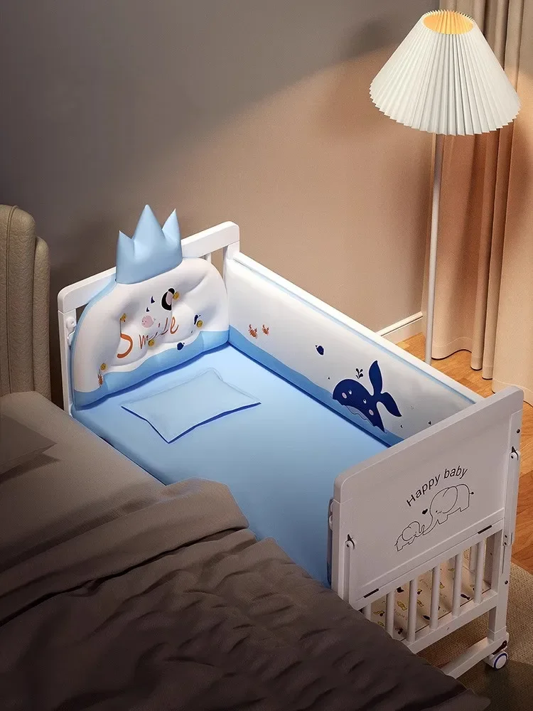 Multifunctional-Wood-Infant-Crib-Can-Combine-Adult-Bed-106-64-98cm ...