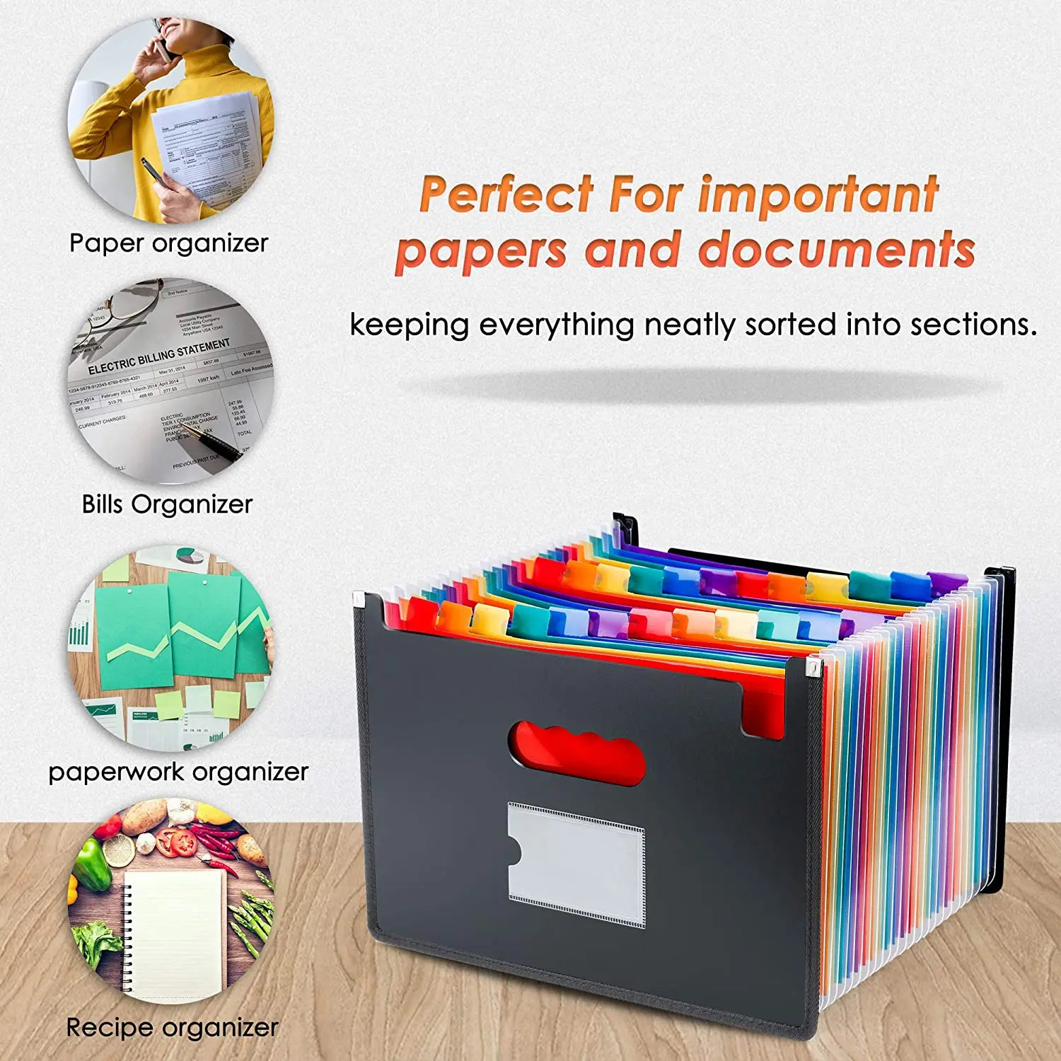 The Organizer File Rebrilliant ONE Over The Door Organizer, Super