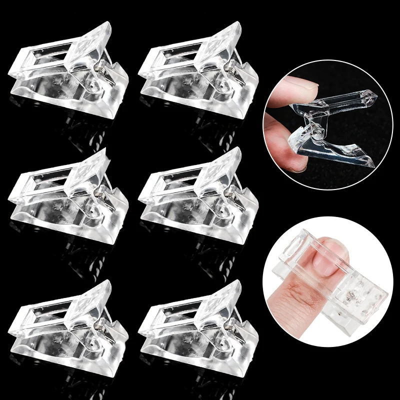 Acrylic-Nail-Clip-Transparent-Gel-Quick-Building-Nail-Tips-Clips ...
