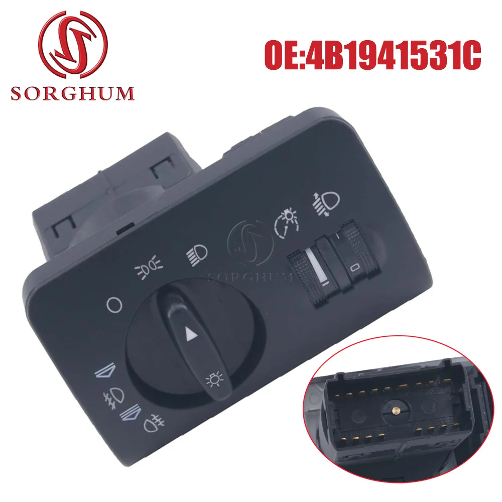 SORGHUM-Command-Button-Headlight-Fog-Light-Switch-Headlight-Stalk ...