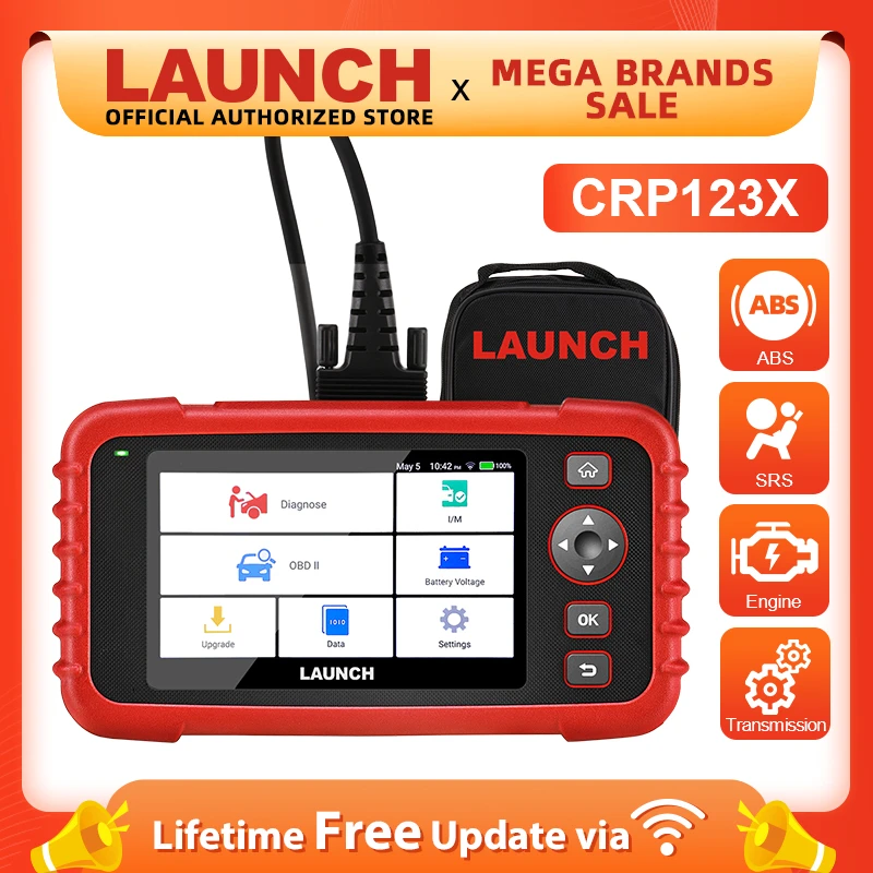 Launch X431 Crp123x Car Obd2 Diagnostic Tools Auto Obd Scanner Engine ...