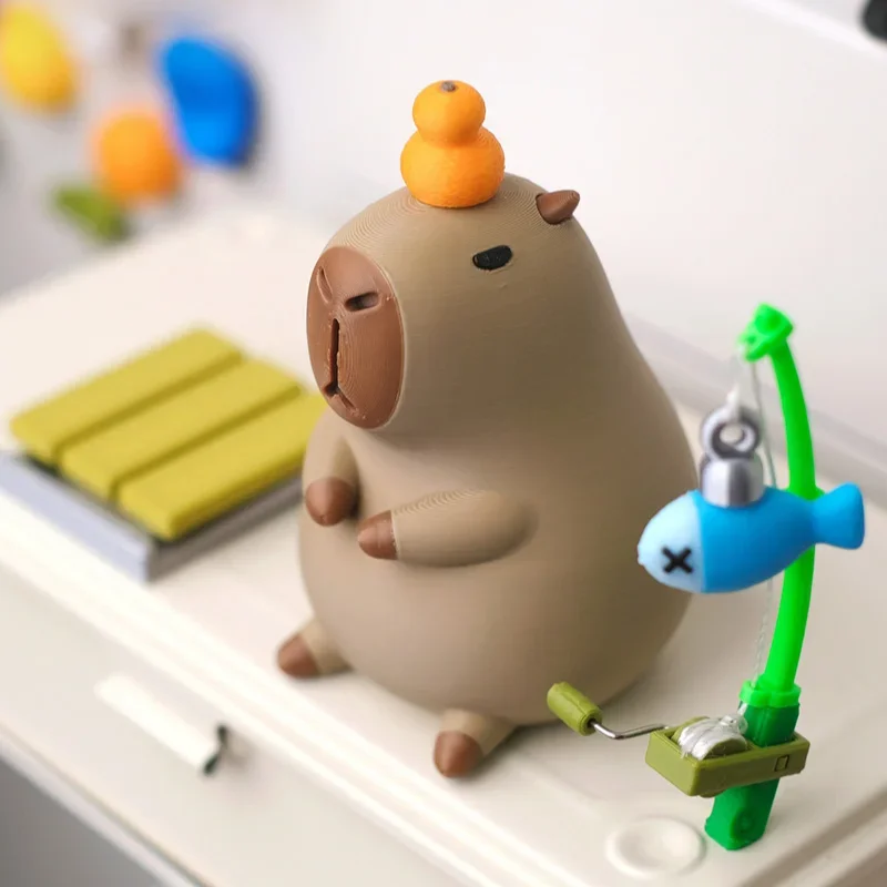 Capybara Magnetic Desktop Ornament 3d Printed Capybara Model Doll ...