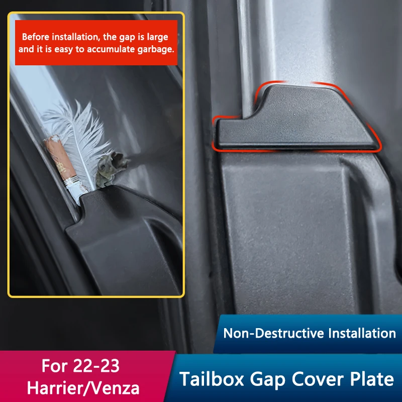 QHCP-Car-Trunk-Door-Gap-Cover-ABS-Tailgate-Slot-Plate-Trim-Strip-Auto ...