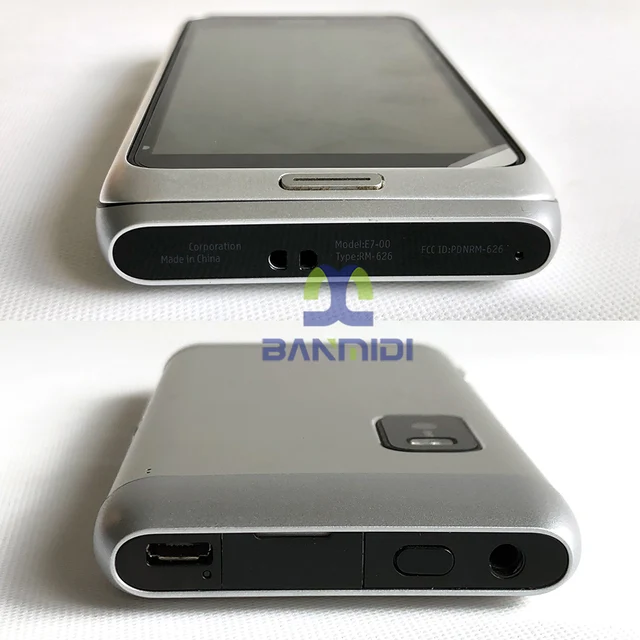 Original E7 E7-00 Mobile Cell Phone Wifi 3G 8MP 16GB Symbian Belle OS ...