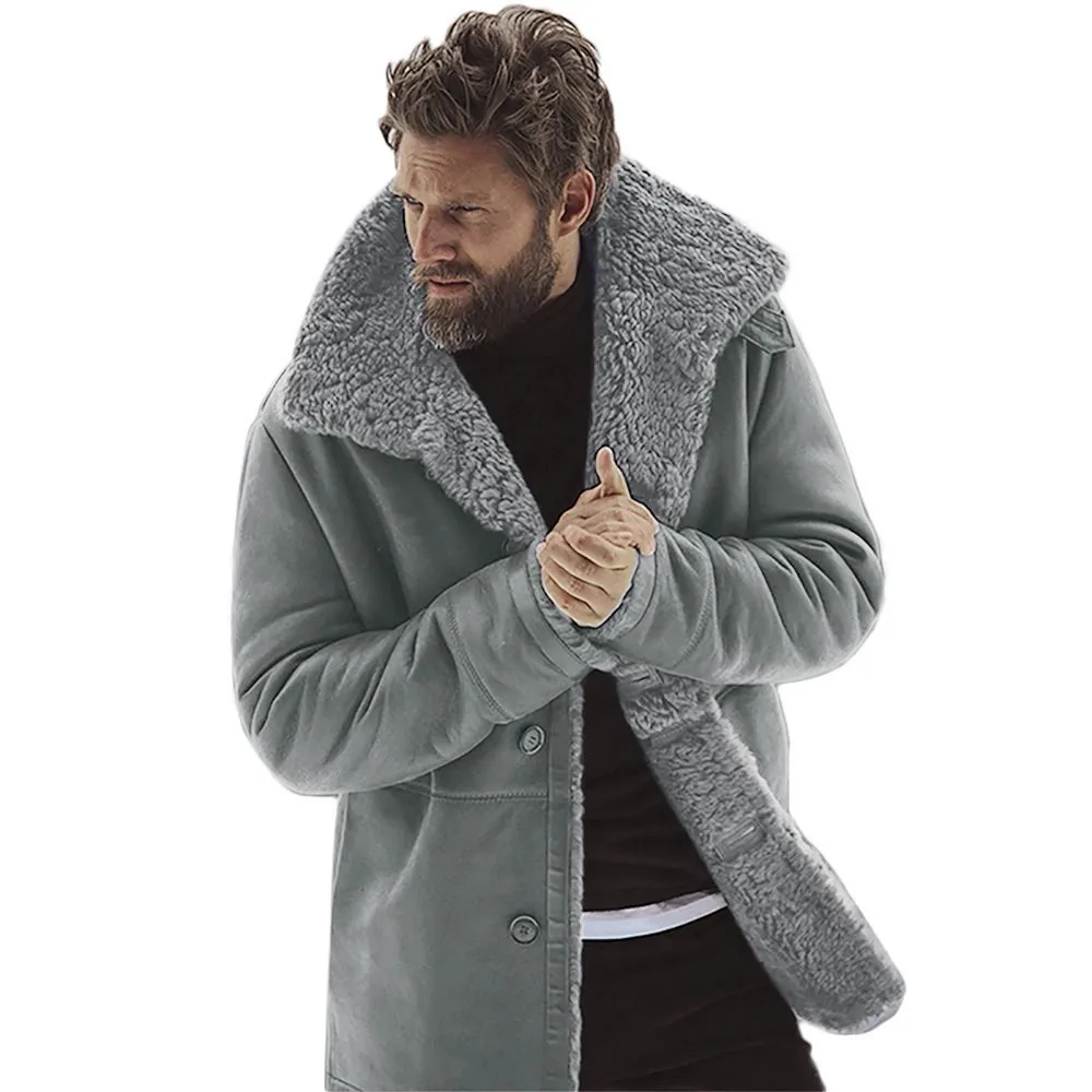 Men-s-Winter-Coat-Sheepskin-Jacket-Warm-Wool-Lined-Mountain-Faux-Lamb ...