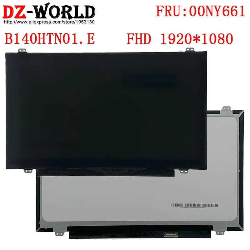 FHD LCD Screen Display B140HTN01.E For Lenovo Thinkpad E470 E475 E460 ...