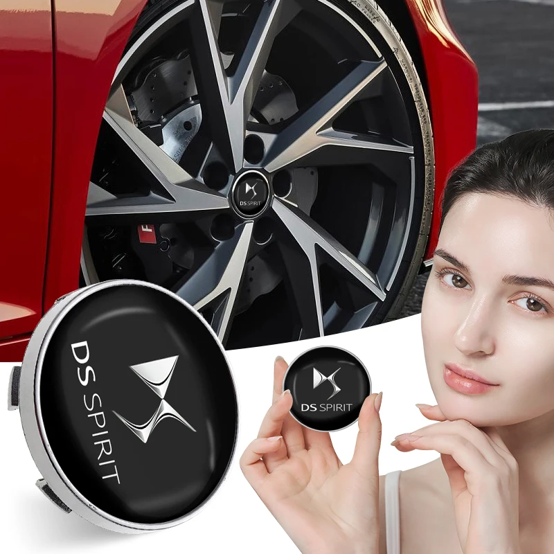4pcs 60mm Car Wheel Center Hub Cap Rim Cover Emblem Stickers For DS ...