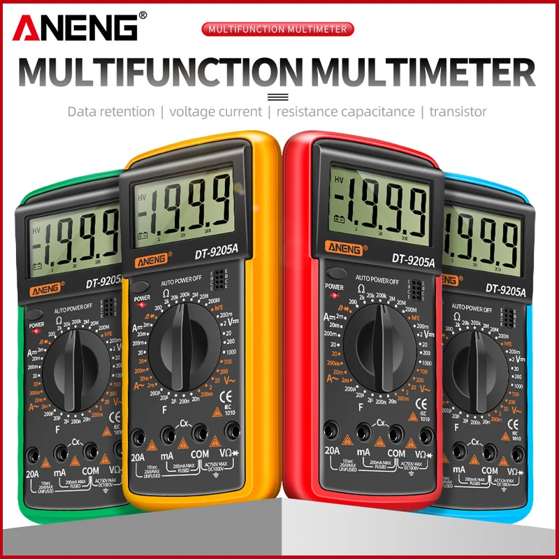 Digital Dt 9205a Multimeter | Digital Multimeter Dt 9205 | Multimeter ...