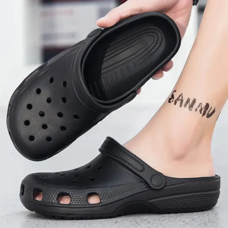 Zapatillas-ligeras-de-color-s-lido-para-Hombre-zapatos-de-playa-para ...