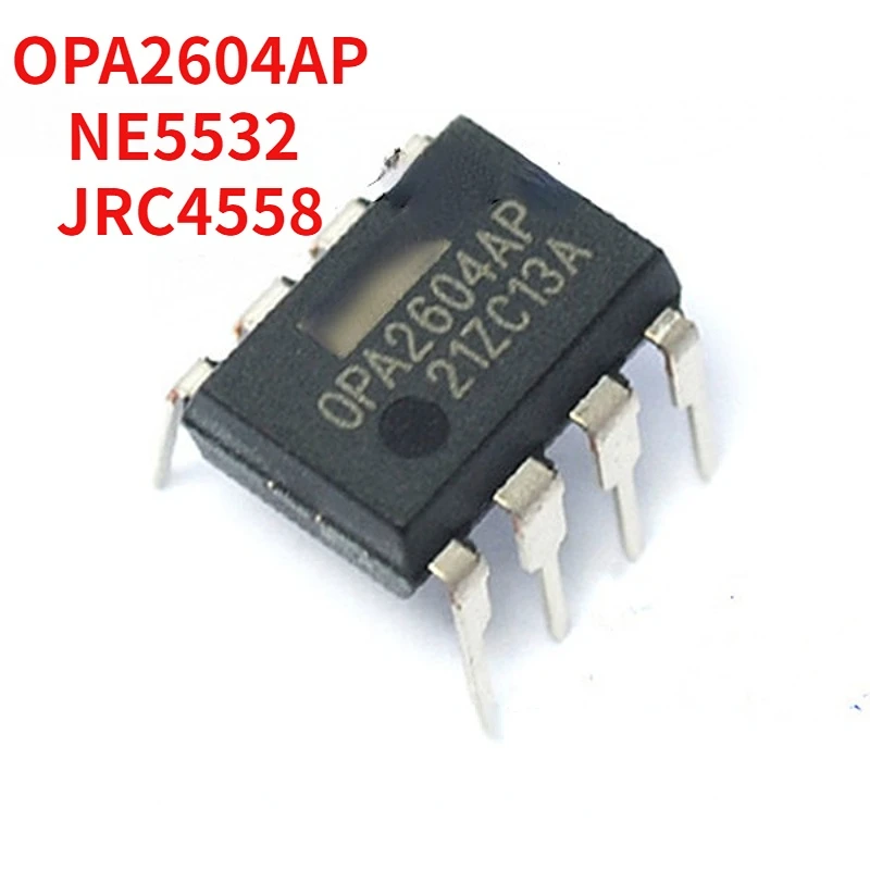5pcs-OPA2604AP-Dual-Op-Amp-DIP8-In-line-OP275-OPA2604-NE5532-JRC4558 ...