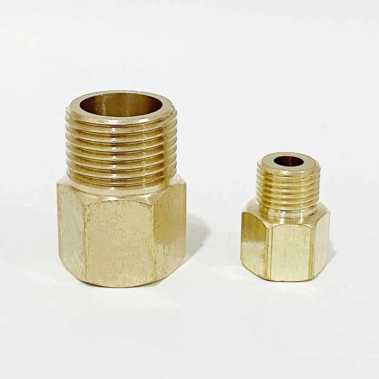 M8 M10 M12 Metric Male To 1/8" 1/4" 3/8" Bsp Female Thread Brass Pipe ...