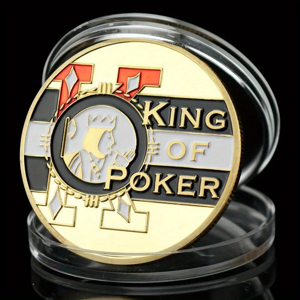 King-of-Poker-Souvenir-Plated-Coin-Poker-Card-King-Pattern-Collectible ...