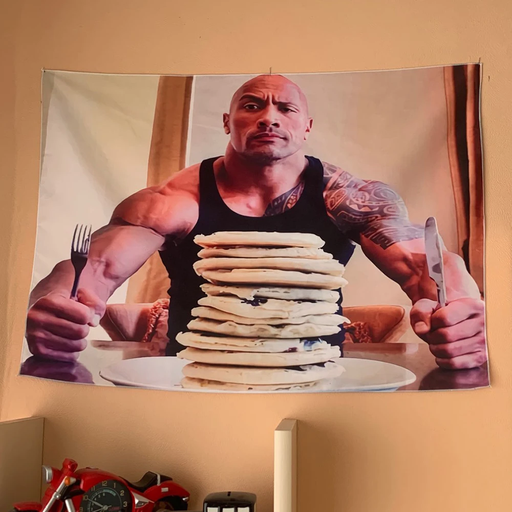 Dwayne Johnson Pancakes