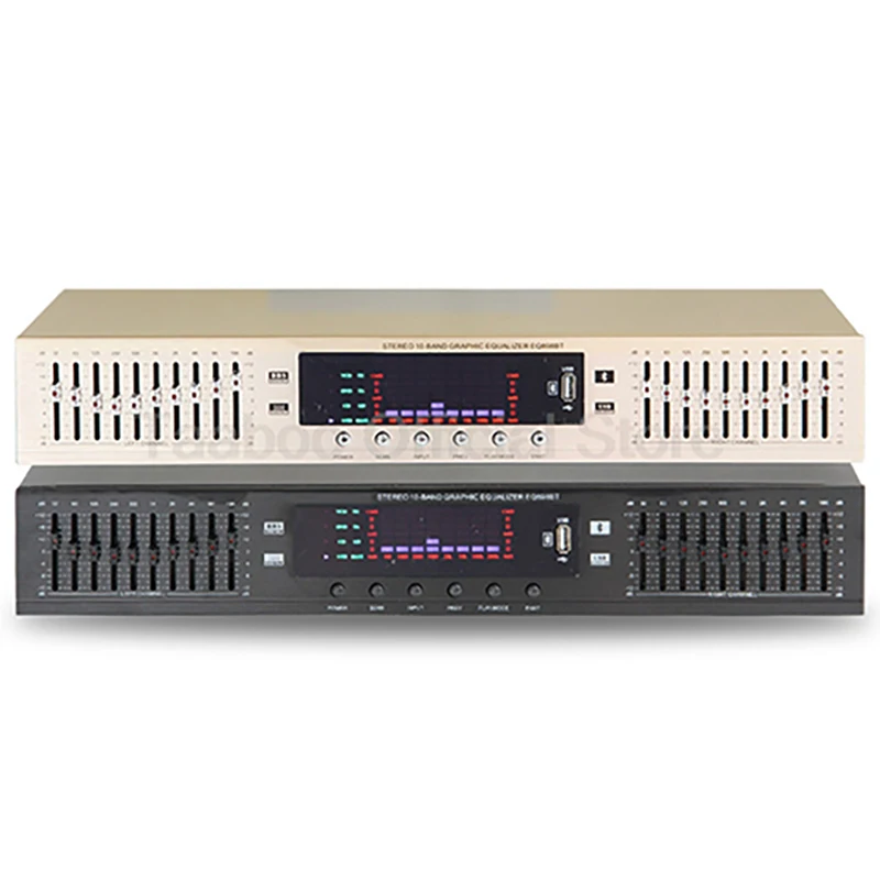 EQ898 Equalizer Home Stereo Audio Front-end Effect Tuner Bluetooth USB ...