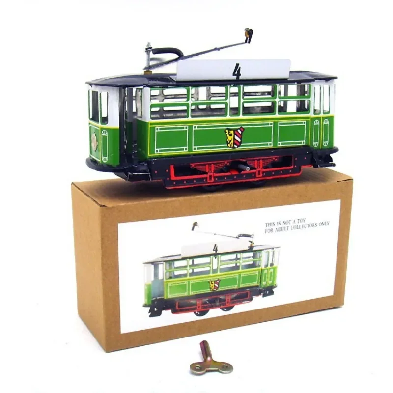 MS638PAYA Tram Antique Retro Bus Model Collection Photography Props ...