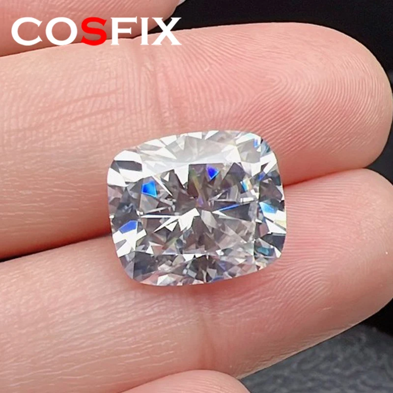 Cushion-Dimond-Moissanite-Stone-1ct-7-5ct-Real-Loose-Moissanite-Diamond ...