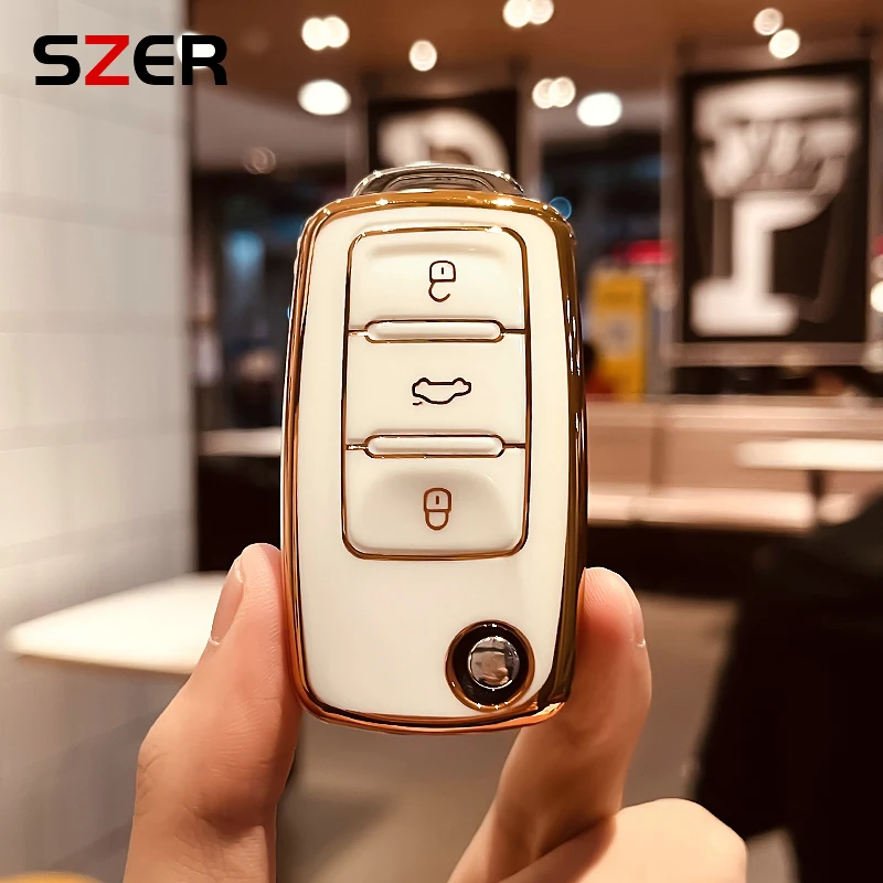 Promotion-Car-Key-Case-Full-Cover-Shell-Bag-For-VW-Volkswagen-Polo ...