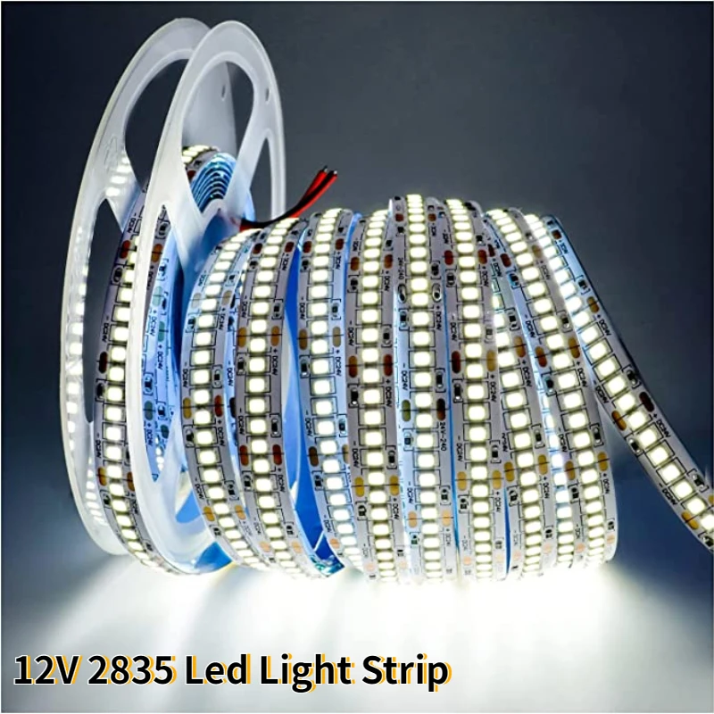 Led Strip Waterproof 12v 2835 120 Leds | Smd Led Strip 12v 2835 Warm White 120 - 5m - Aliexpress