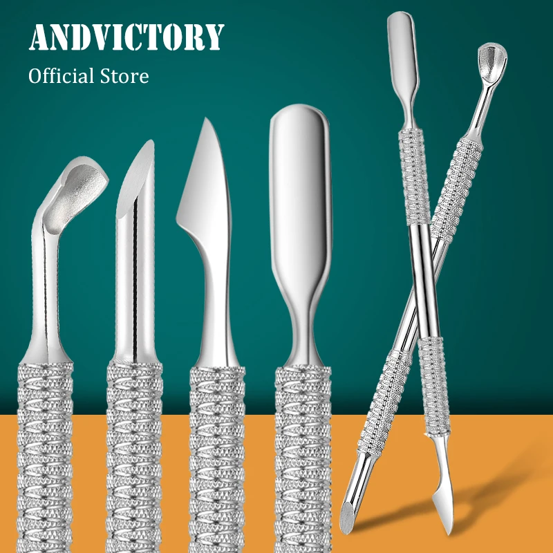 1pcs-Stainless-Steel-Cuticle-Pusher-Dual-Sided-Shaped-Double-Ended ...
