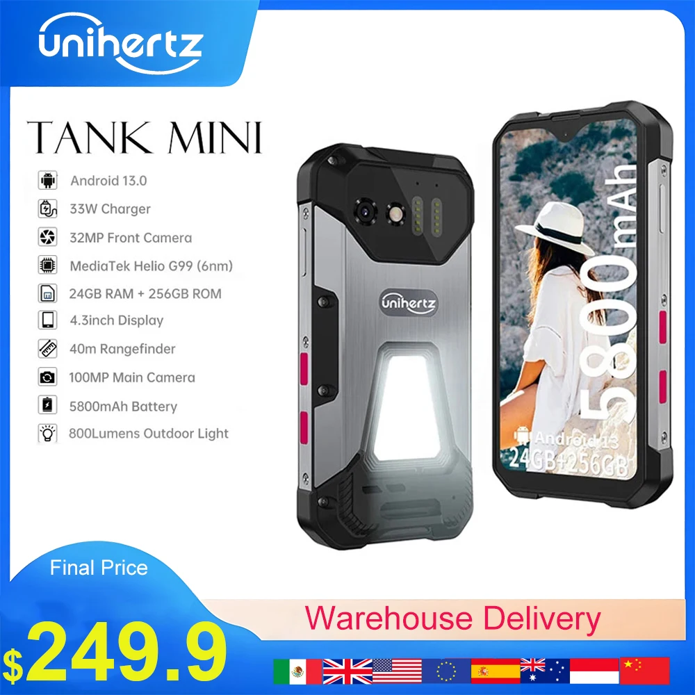 Unihertz-8849-Tank-Mini-Rugged-Smartphone-4-3-Inch-Display-Android-13 ...