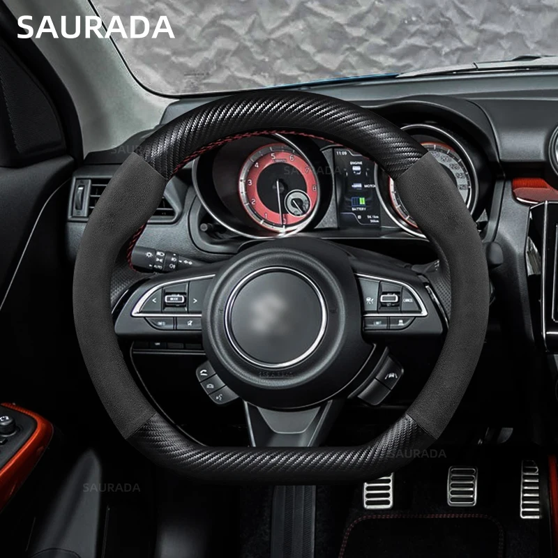 For Suzuki Swift 2017 2018 2019 2020 2021 2024 Car Steering Wheel Cover ...