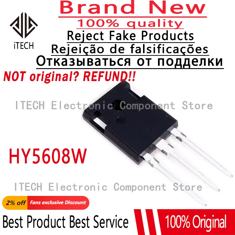 10-50-pcs-lot-Original-MOSFET-HY5608W-360A80V-HY5608-TO-247-Transistor ...