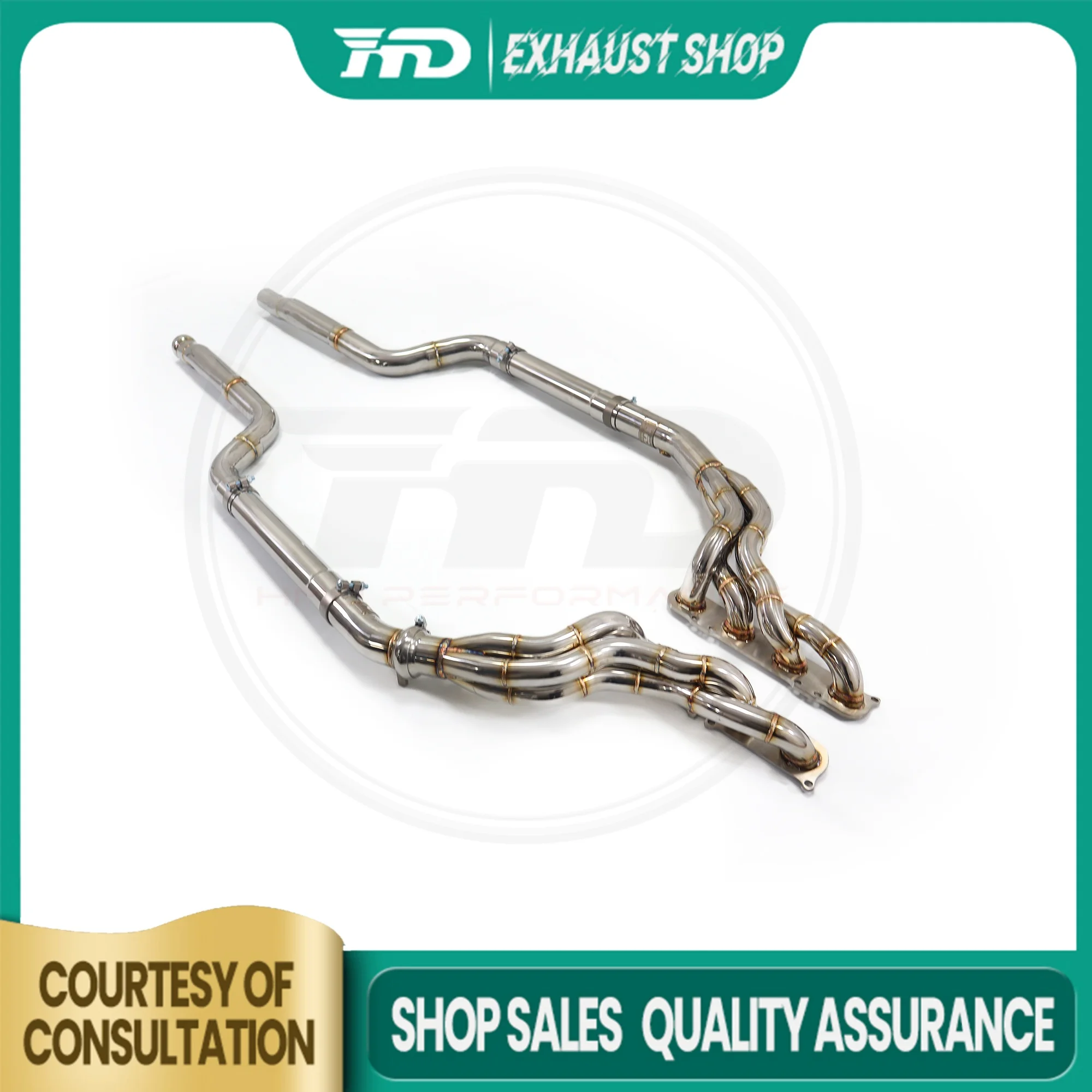 HMD High Quality Manifold for Mercedes BENZ C63 W204 Stainless Steel ...