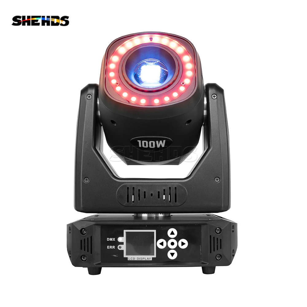 SHEHDS-100W-LED-Spot-GOBO-Beam-Moving-Head-Lighting-With-6-Prism-DMX ...