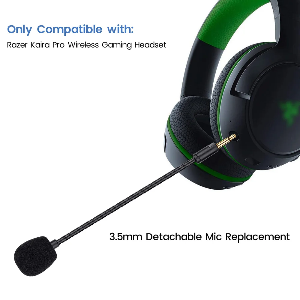 Generic Replacement Aux 3.5mm Trs Mic Microphone Booms For Razer Kaira ...