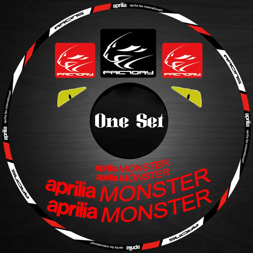 Motorcycle Customization Motorcycle Wheel Rim Decals For Aprilia Tuono ...