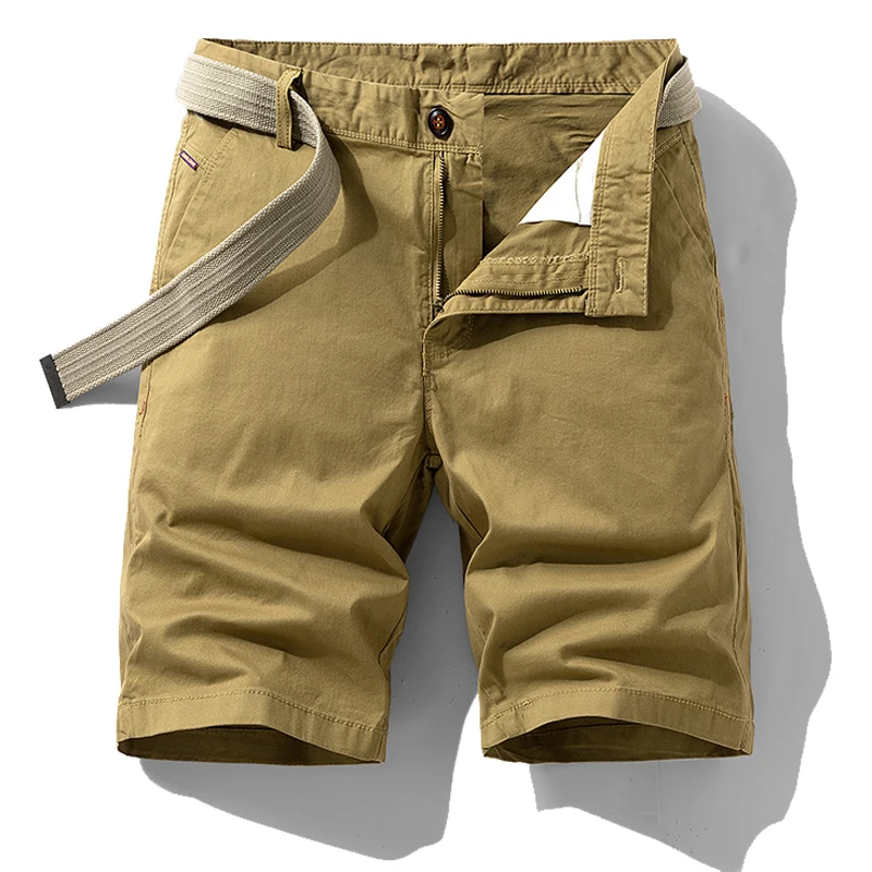 Summer Men Cotton Cargo Shorts Man Classic Casual Fashion Outwear ...