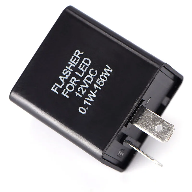 Car-Motorcycle-LED-Flasher-Relay-2-Pin-12V-Universal-Electronic ...