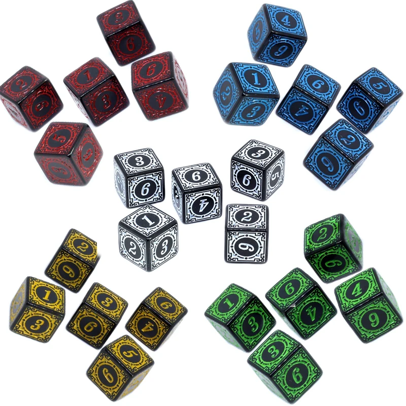 Juego de dados poliédricos para juego de mesa, juego de dados con ...