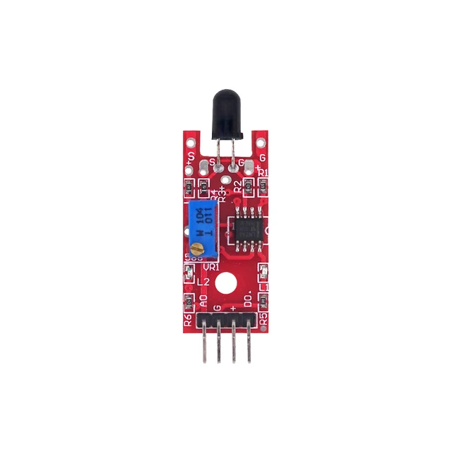 Fire Detector Interfacing Flame Sensor With Arduino 42 Off