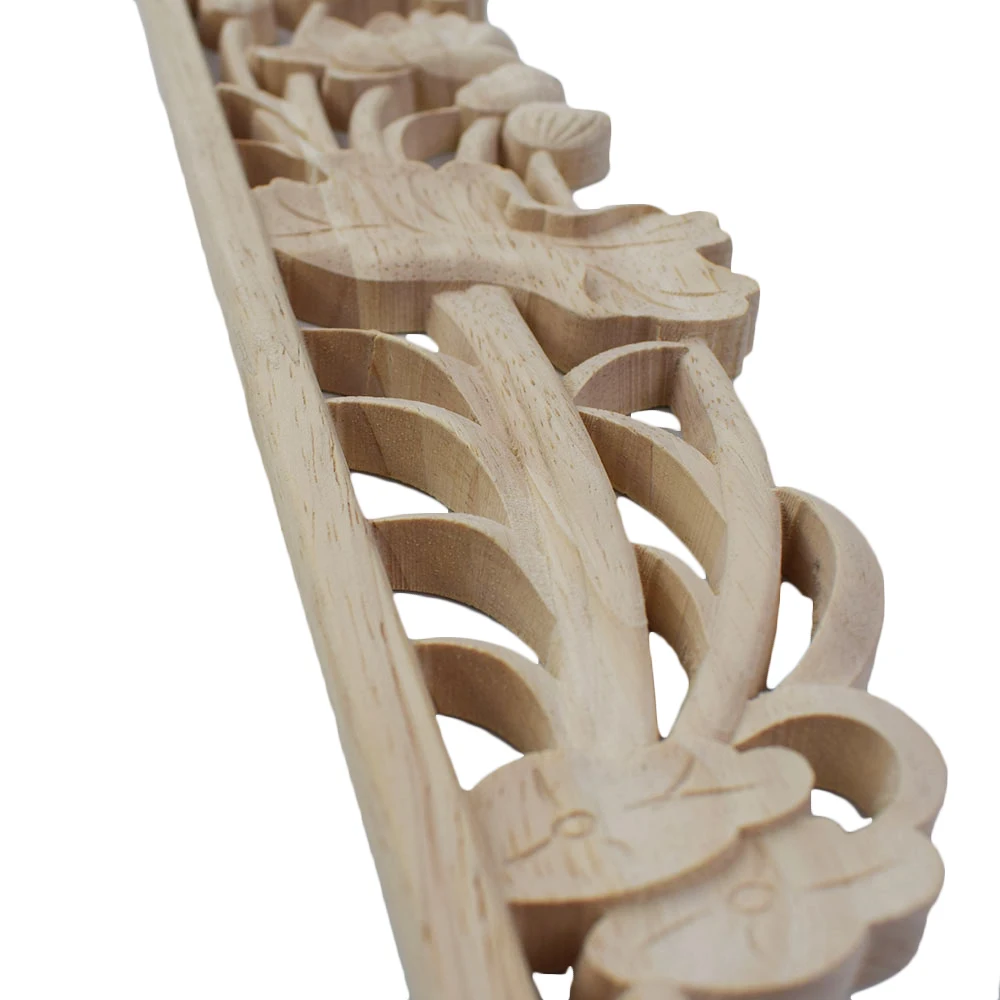 Chaise,Autocollant sculpté en bois Lotus autel Vintage, 1 pièce, décor ...