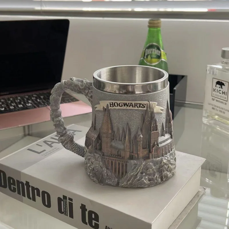 2025 Nueva taza de cerveza periférica de películas de Harry Taza de agua de acero inoxidable ...