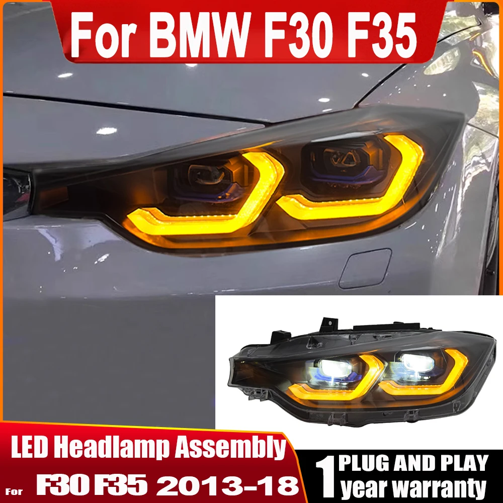 LED-Headlights-Upgrade-To-2023-Headlamp-For-BMW-F30-F35-3-Series-2013 ...