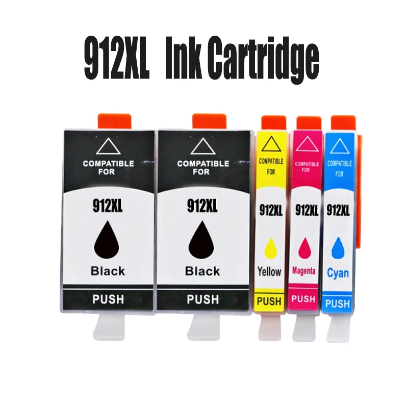 For HP 912 912XL Ink Cartridge for hp OfficeJet 8020 8022 8023 8024 ...