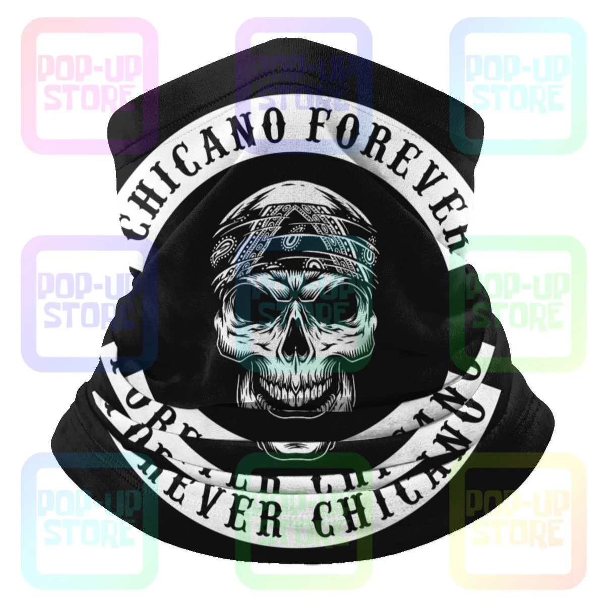 Gangster Skull With Bandana Tattoo