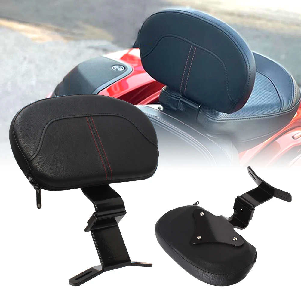 Pu Leather Front Driver Rider Backrest | Seat Backrest Motorcycle ...