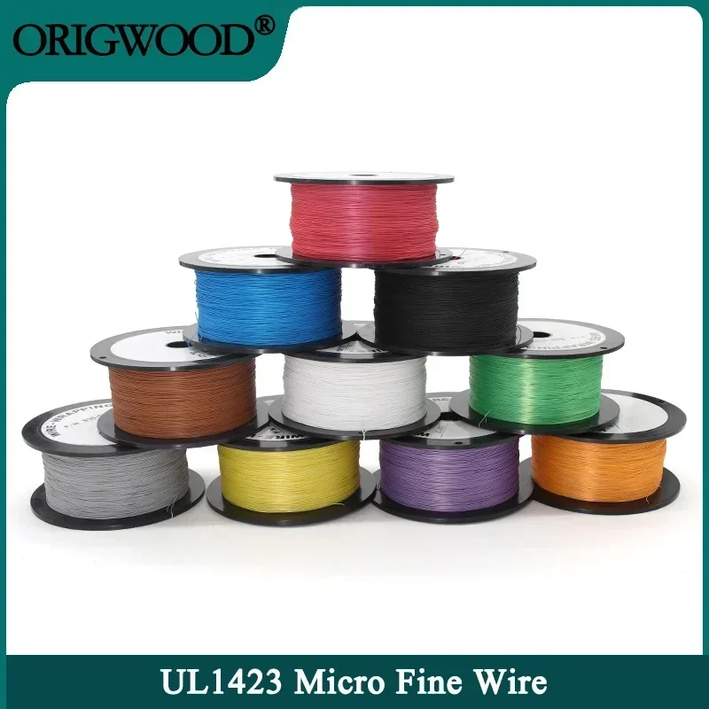 5-10-50M-UL1423-PTFE-Silver-Plated-Copper-Wire-38-36-34-30-28-26AWG ...