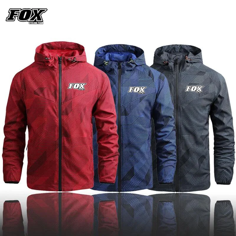 FOX-Cycling-Team-Men-MTB-Raincoat-Mountain-Bike-Waterproof-Jacket ...