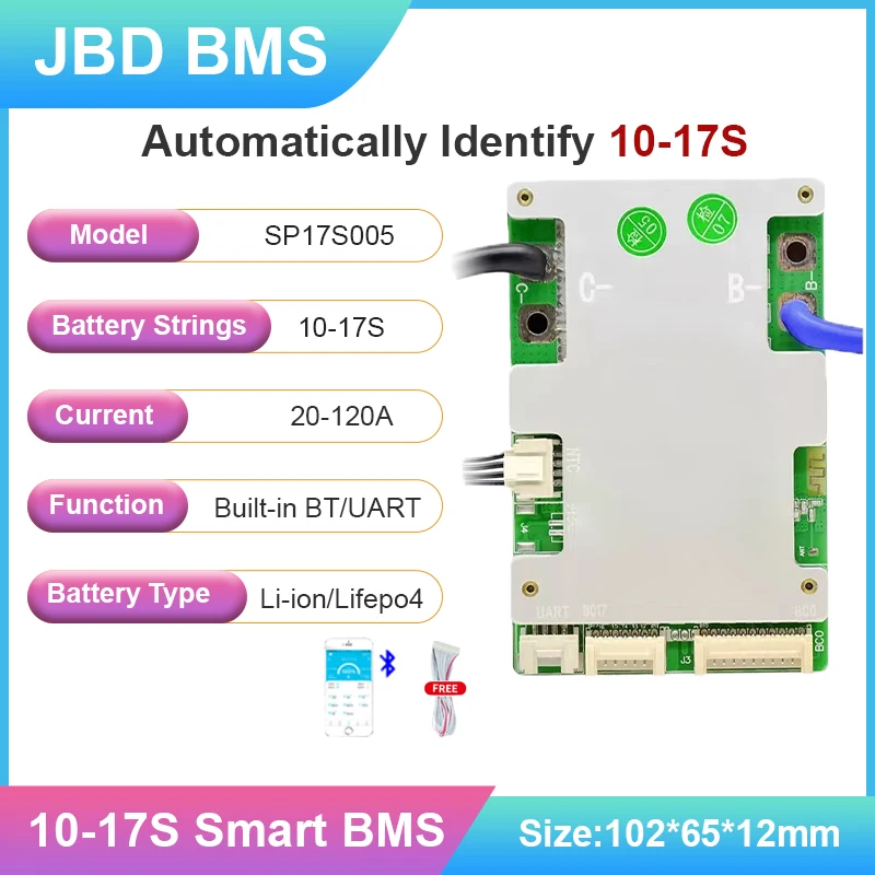 High-Quality-JBD-Smart-BMS-Circuit-Board-Built-in-BT-BMS-10S-12S-13S ...