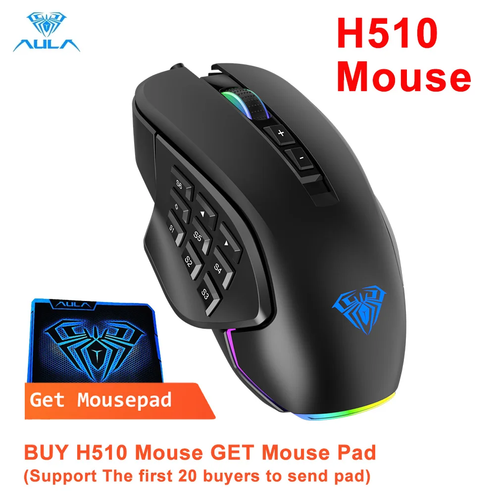 AULA-S20-H512-H510-F805-Professional-Gaming-Mouse-for-Computer-Laptop ...