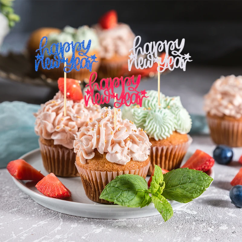 New Year Cupcake Designs