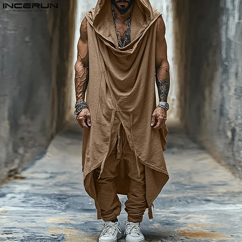 Fashion-Casual-Style-Sets-INCERUN-New-Men-s-Hooded-Swinging-Neck ...